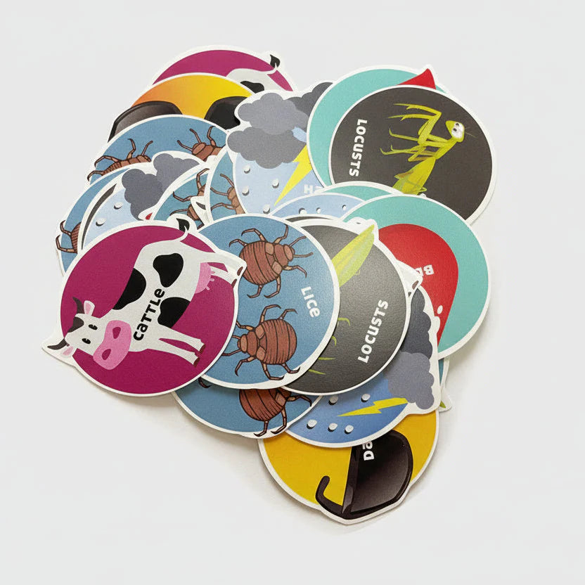 Table Confetti - Pesach Plagues – Jewish Museum of Australia